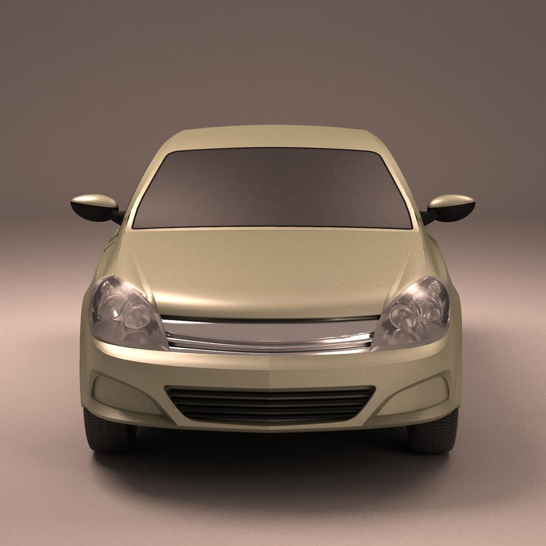 standar sedan car 3d max