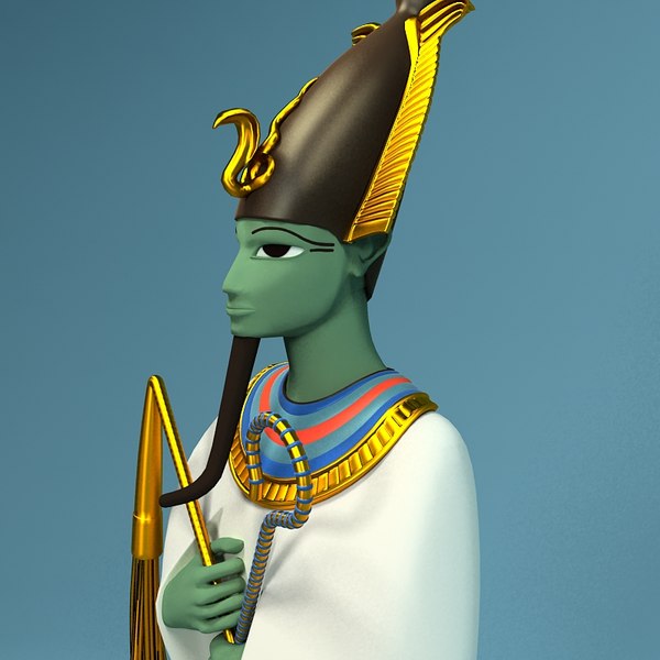 anubis osiris thoth 3d model