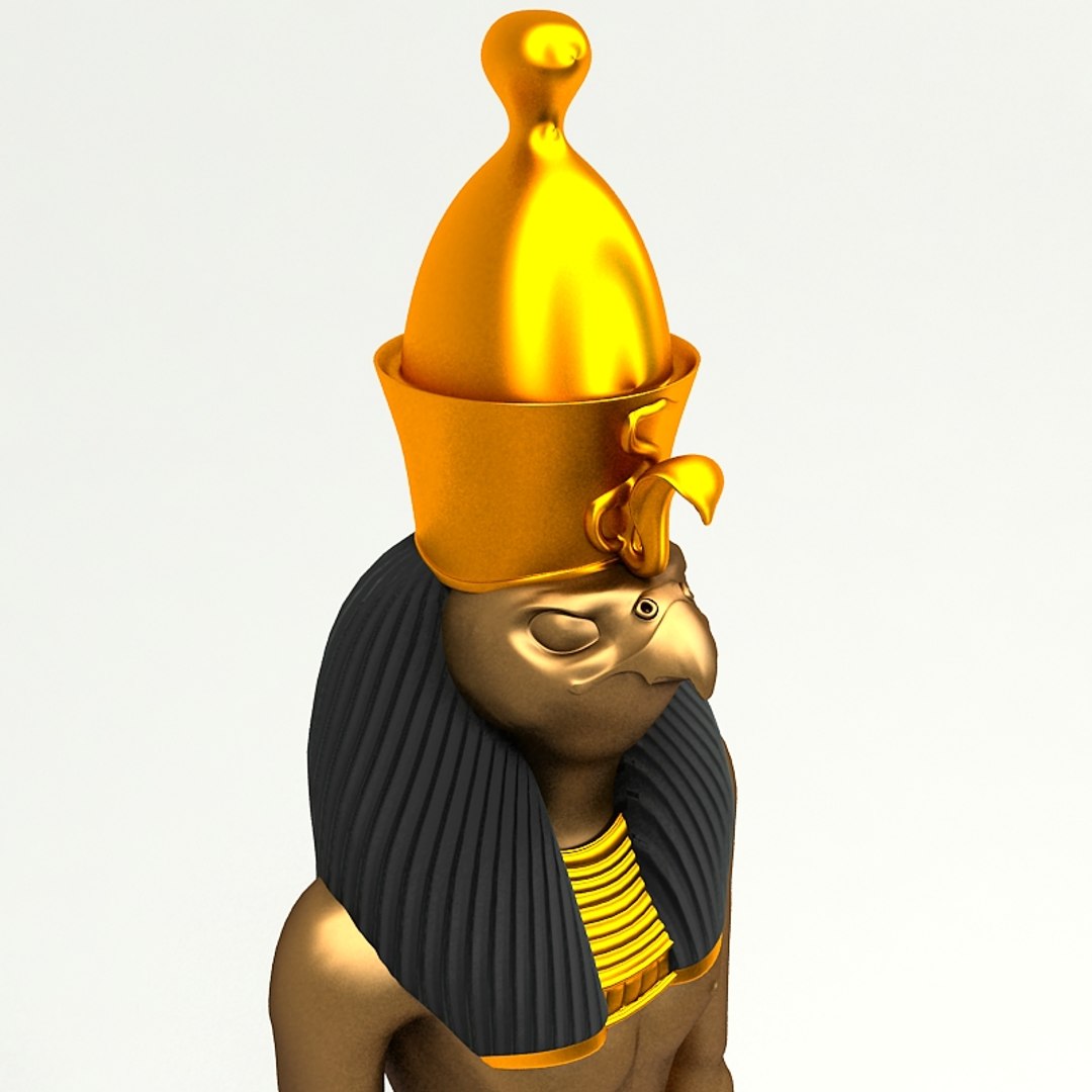anubis osiris thoth 3d model