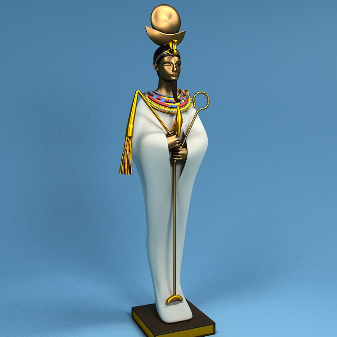 anubis osiris thoth 3d model