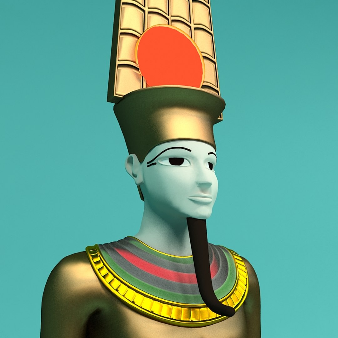 anubis osiris thoth 3d model