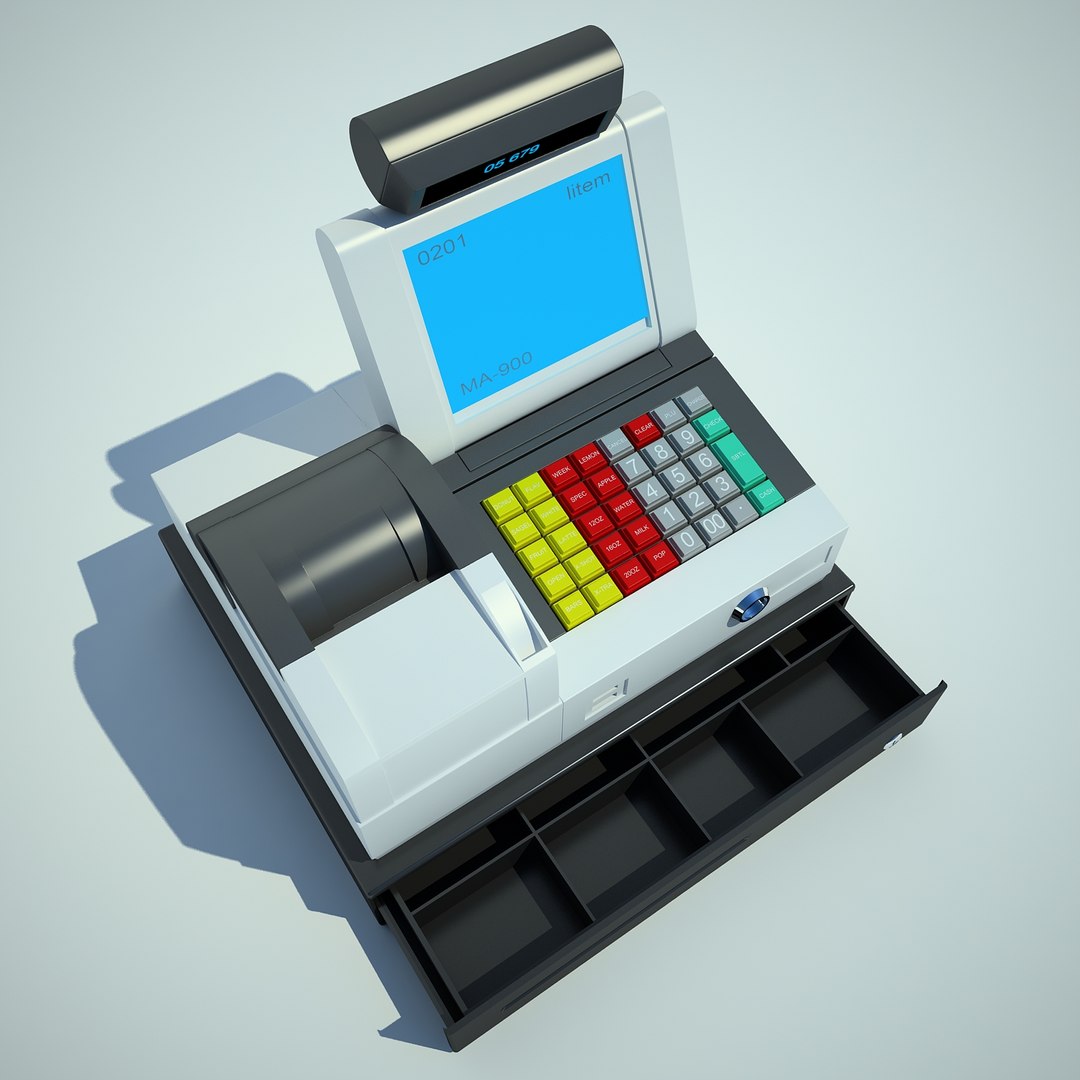 3ds Max Cash Register