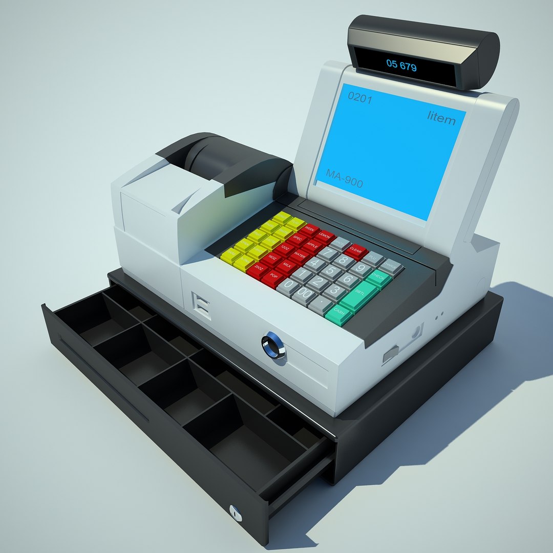 3ds Max Cash Register