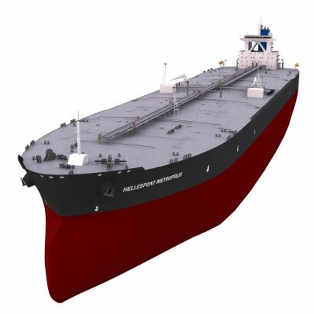 3d Super Tanker Model