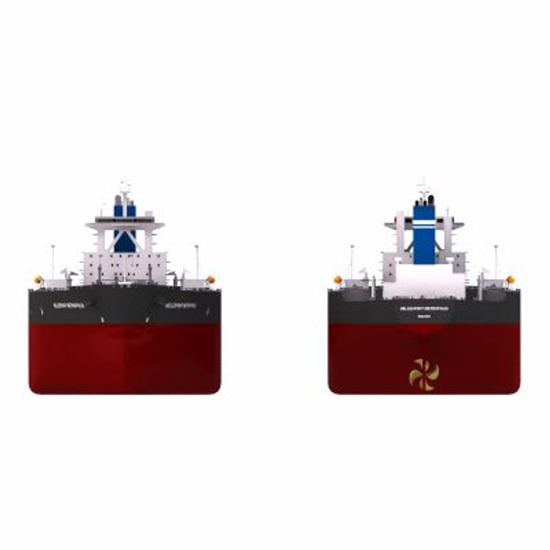 3d Super Tanker Model