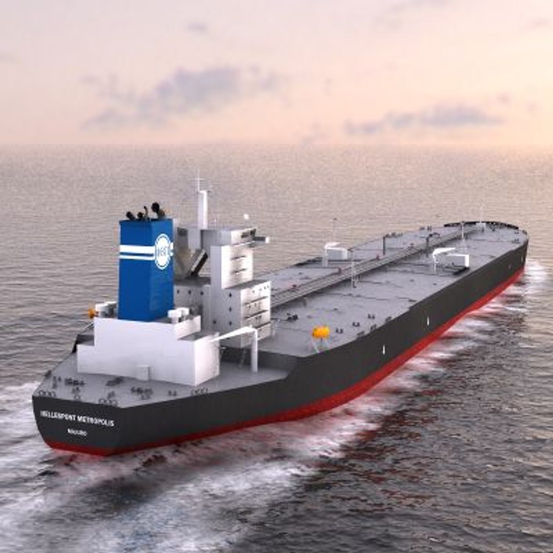 3d Super Tanker Model