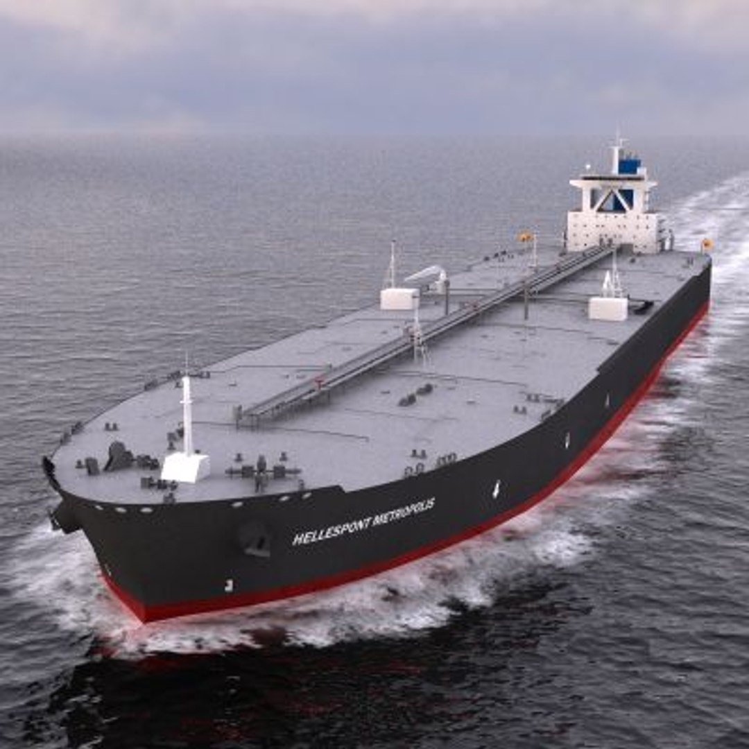 3d Super Tanker Model