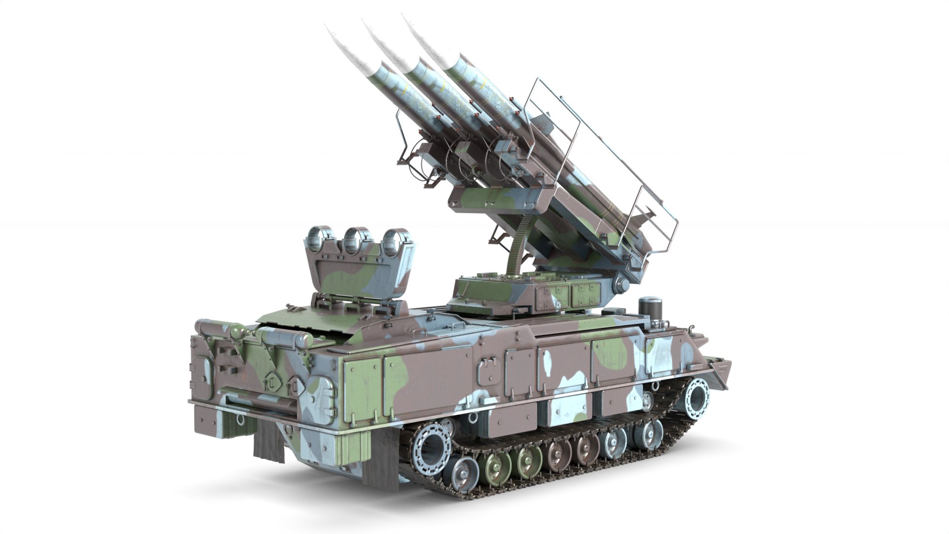 2K 12 Kub Missiles Launcher 3D Model - TurboSquid 2348941