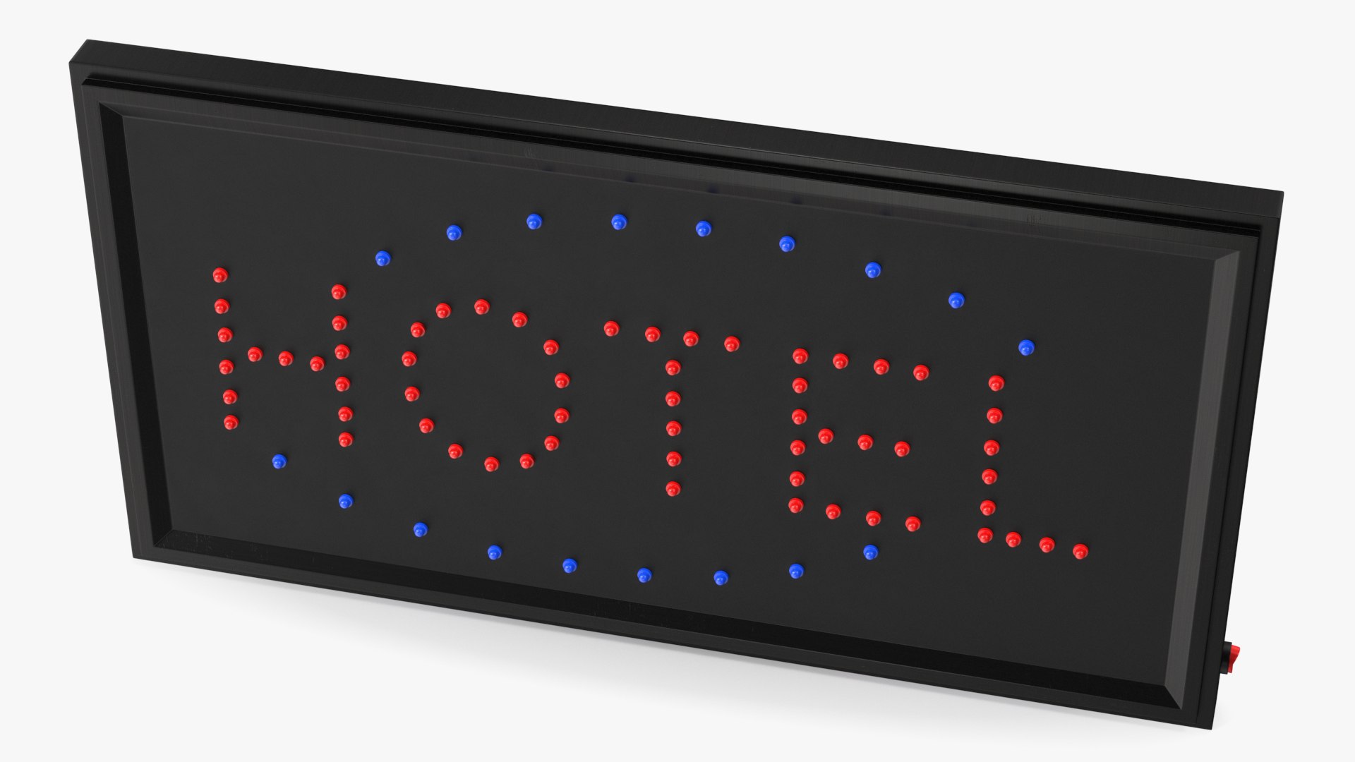 3D Hotel Neon LED Light Sign Board OFF - TurboSquid 2108919