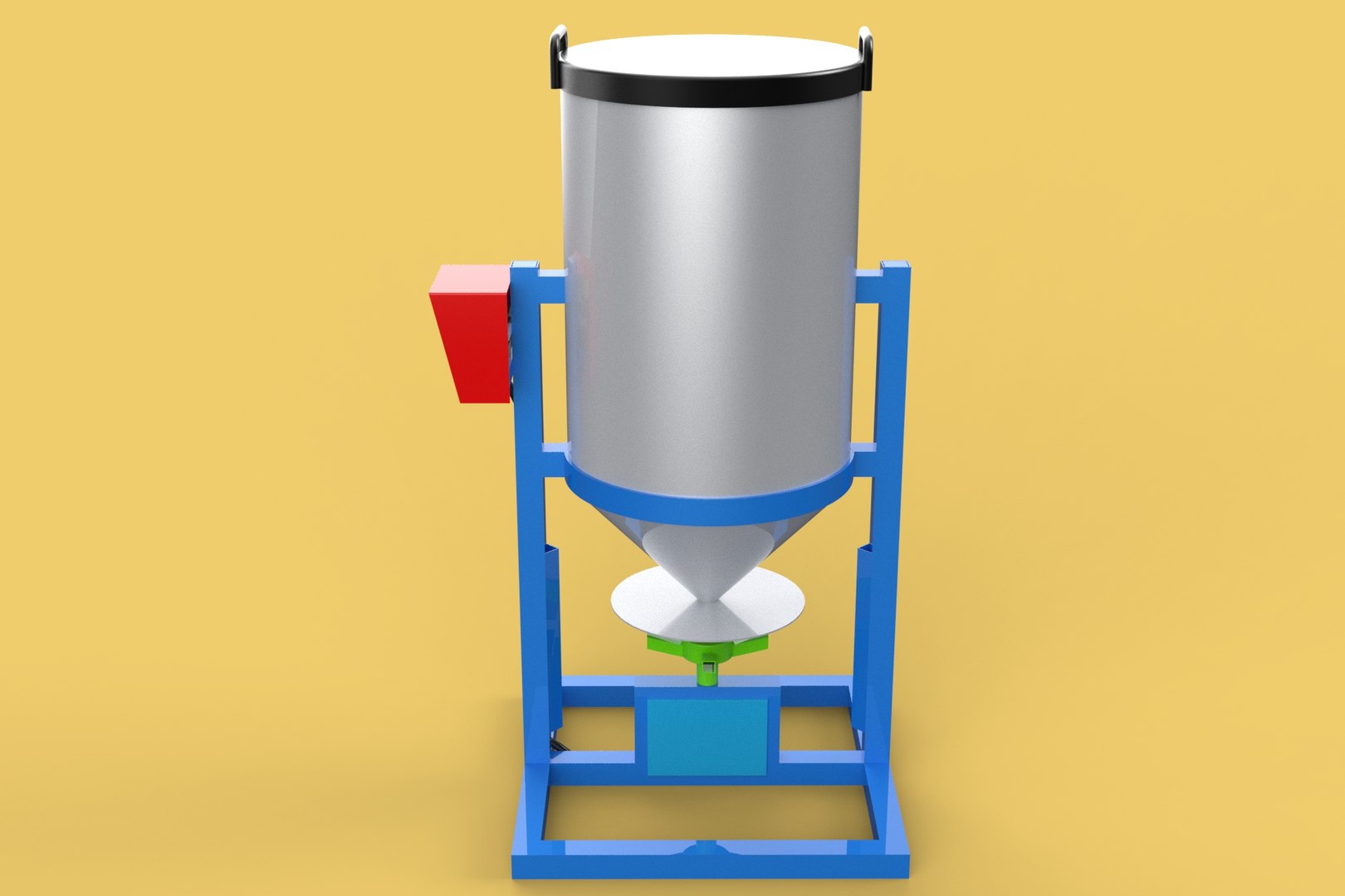 AUTOMATIC FISH FEEDER ROTARY SPREADER CENTRIFUGAL 3D Model - TurboSquid ...