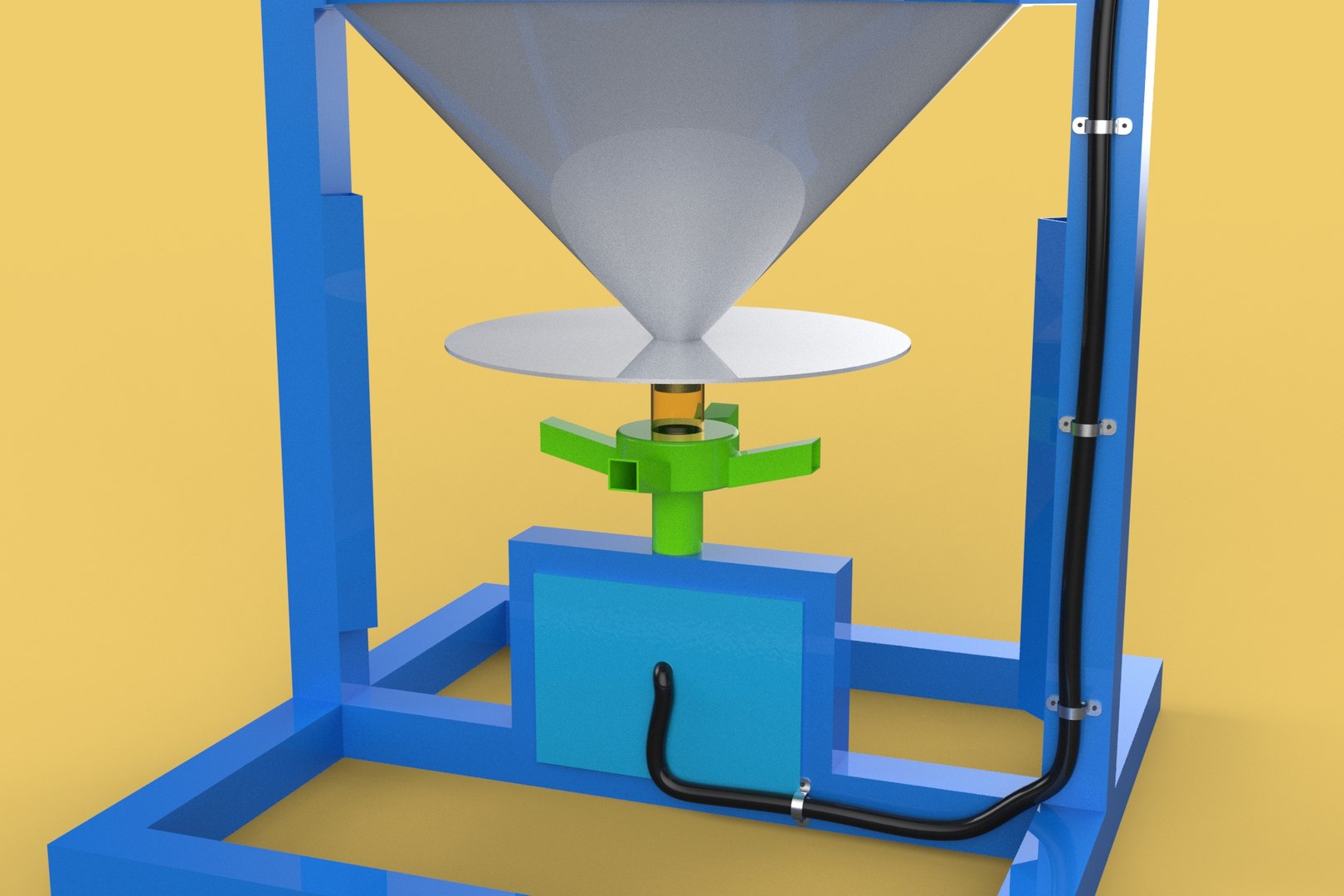 AUTOMATIC FISH FEEDER ROTARY SPREADER CENTRIFUGAL 3D Model - TurboSquid ...