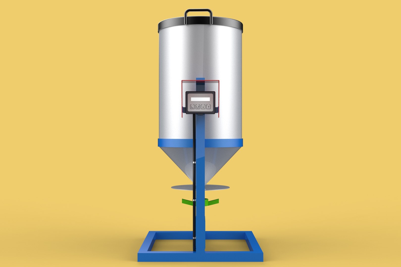 AUTOMATIC FISH FEEDER ROTARY SPREADER CENTRIFUGAL 3D Model - TurboSquid ...