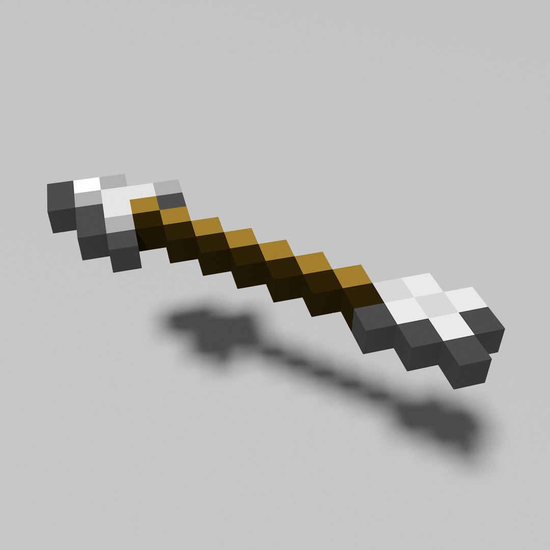 Minecraft Arrow 3D Model - TurboSquid 1326690