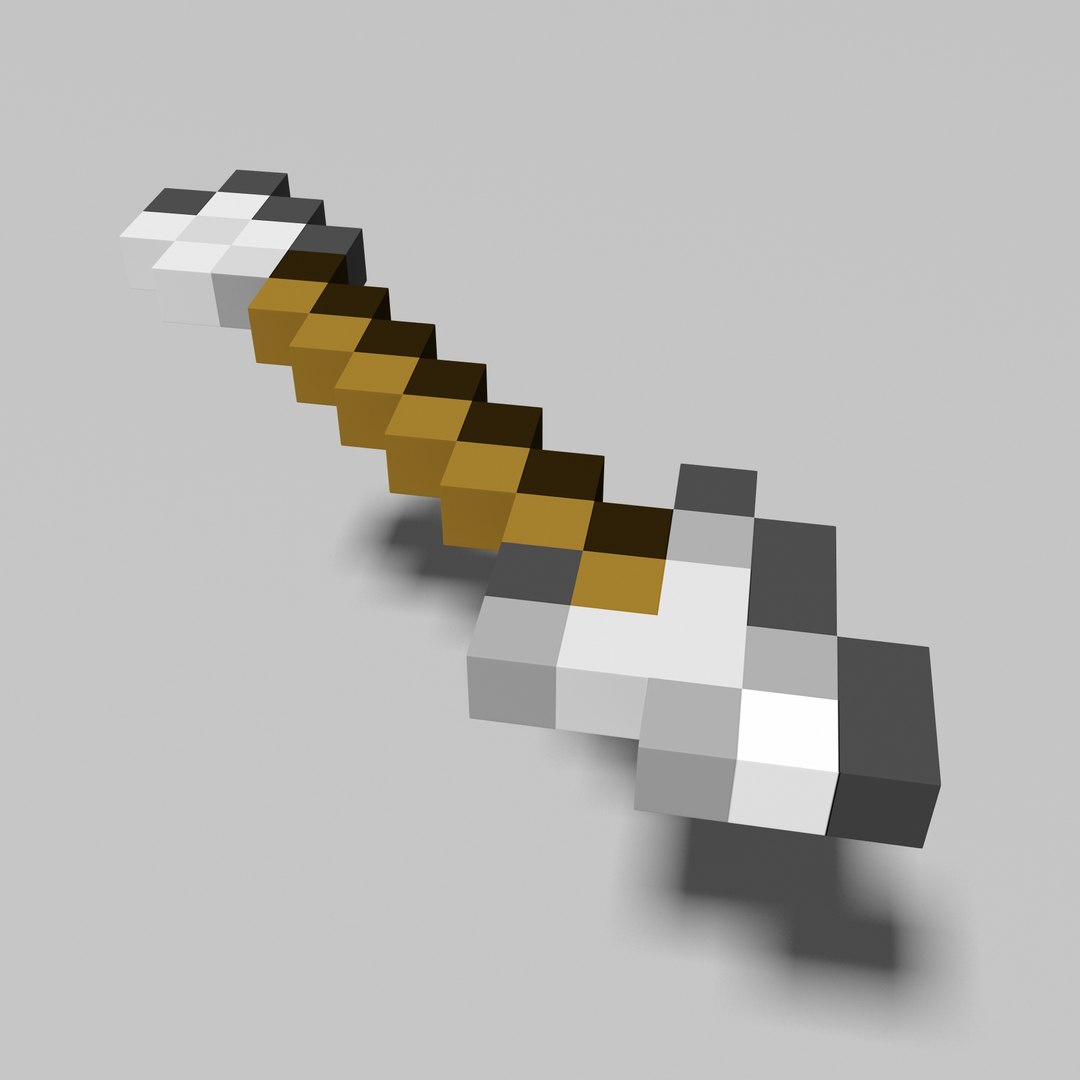 Minecraft Arrow 3D Model - TurboSquid 1326690