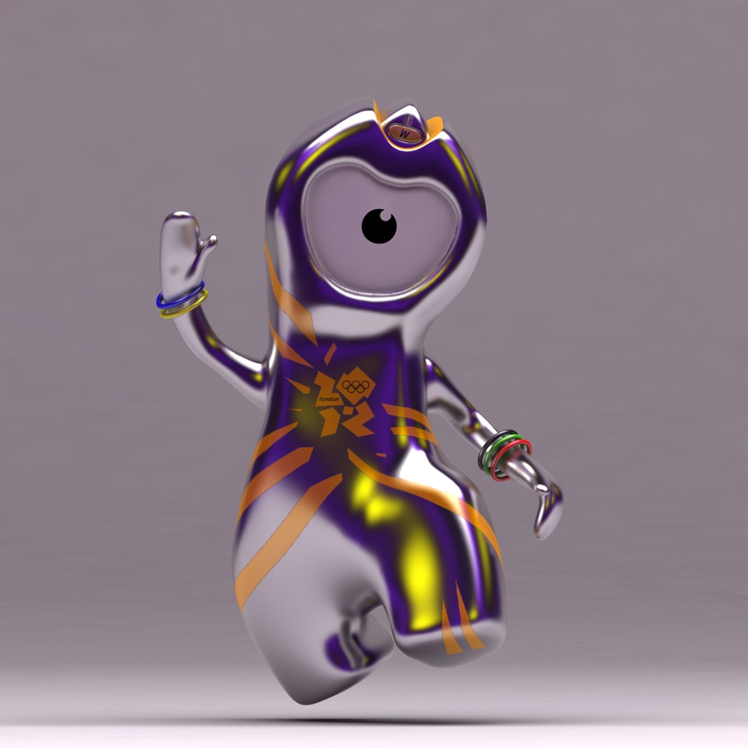 3d Wenlock Mascot London 2012