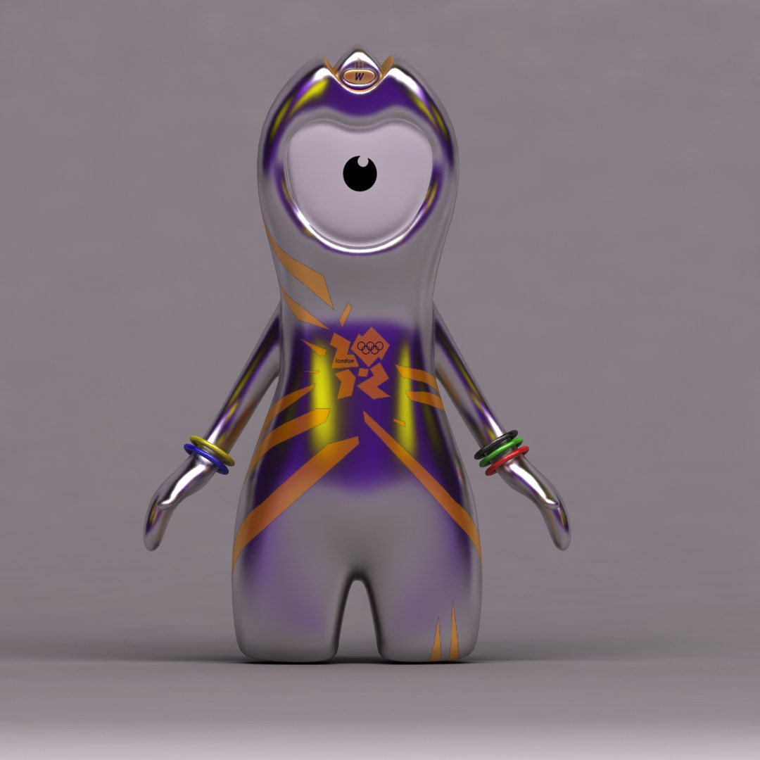 3d Wenlock Mascot London 2012