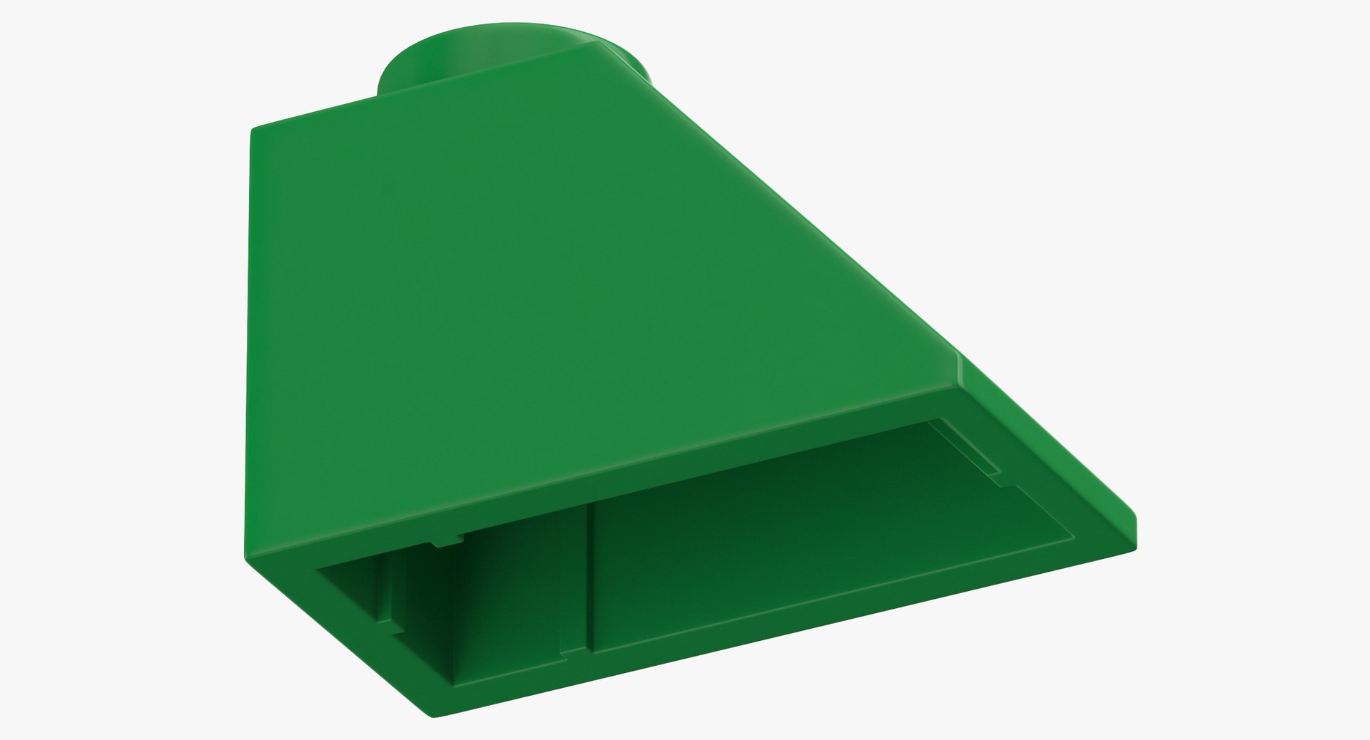 Lego Brick 2x1 Slope 3D Model - TurboSquid 1409399