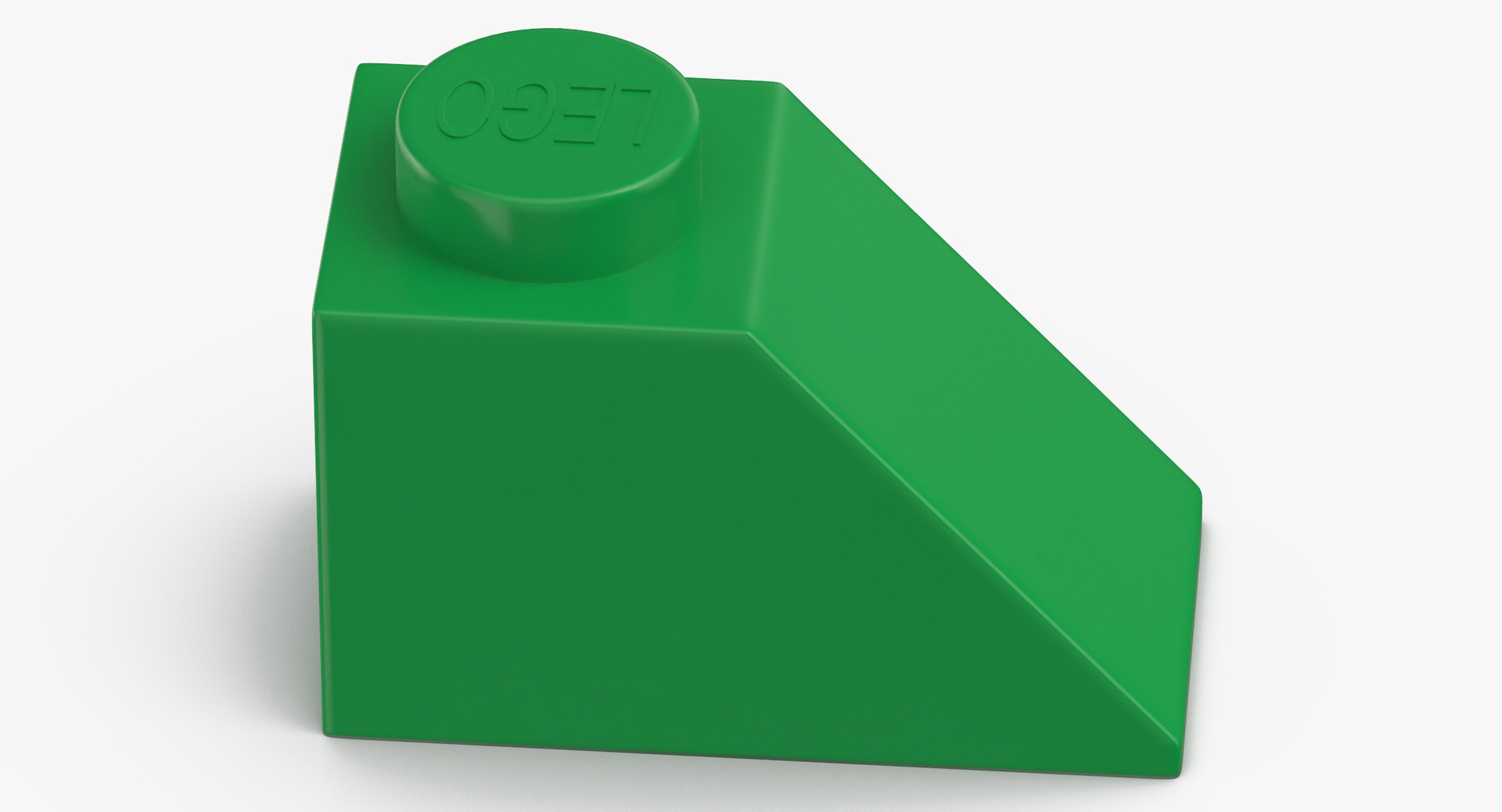 Lego brick 2x1 slope 3D model - TurboSquid 1409399