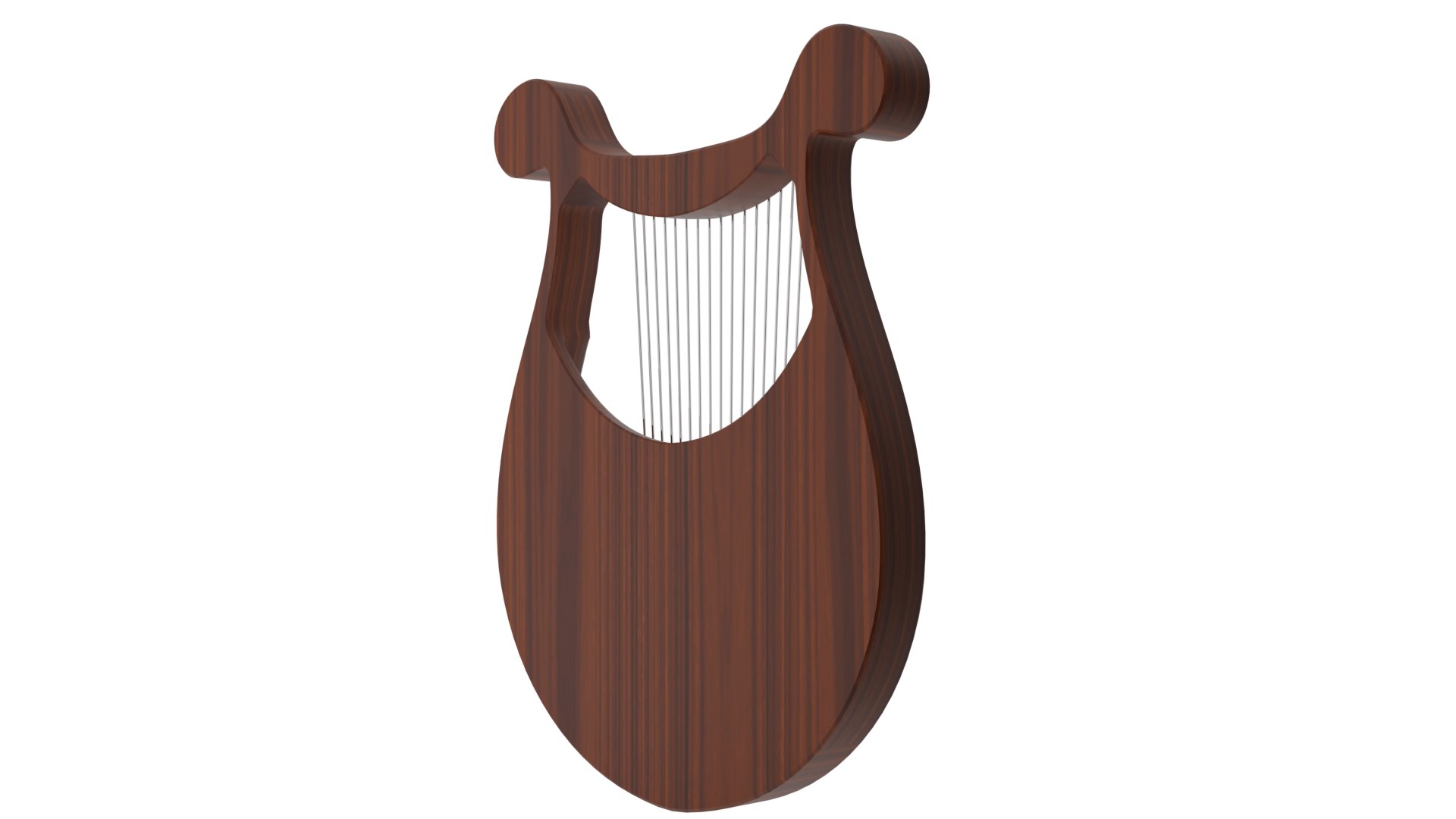 Pure Angle Harp Ancient Musical Instrument 3D Model 3D Model ...