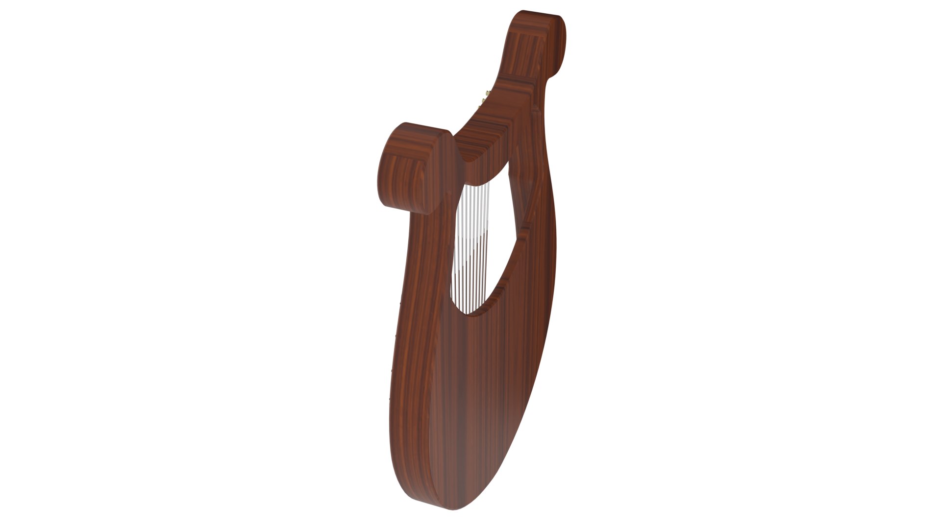 Pure Angle Harp Ancient Musical Instrument 3D Model 3D Model ...