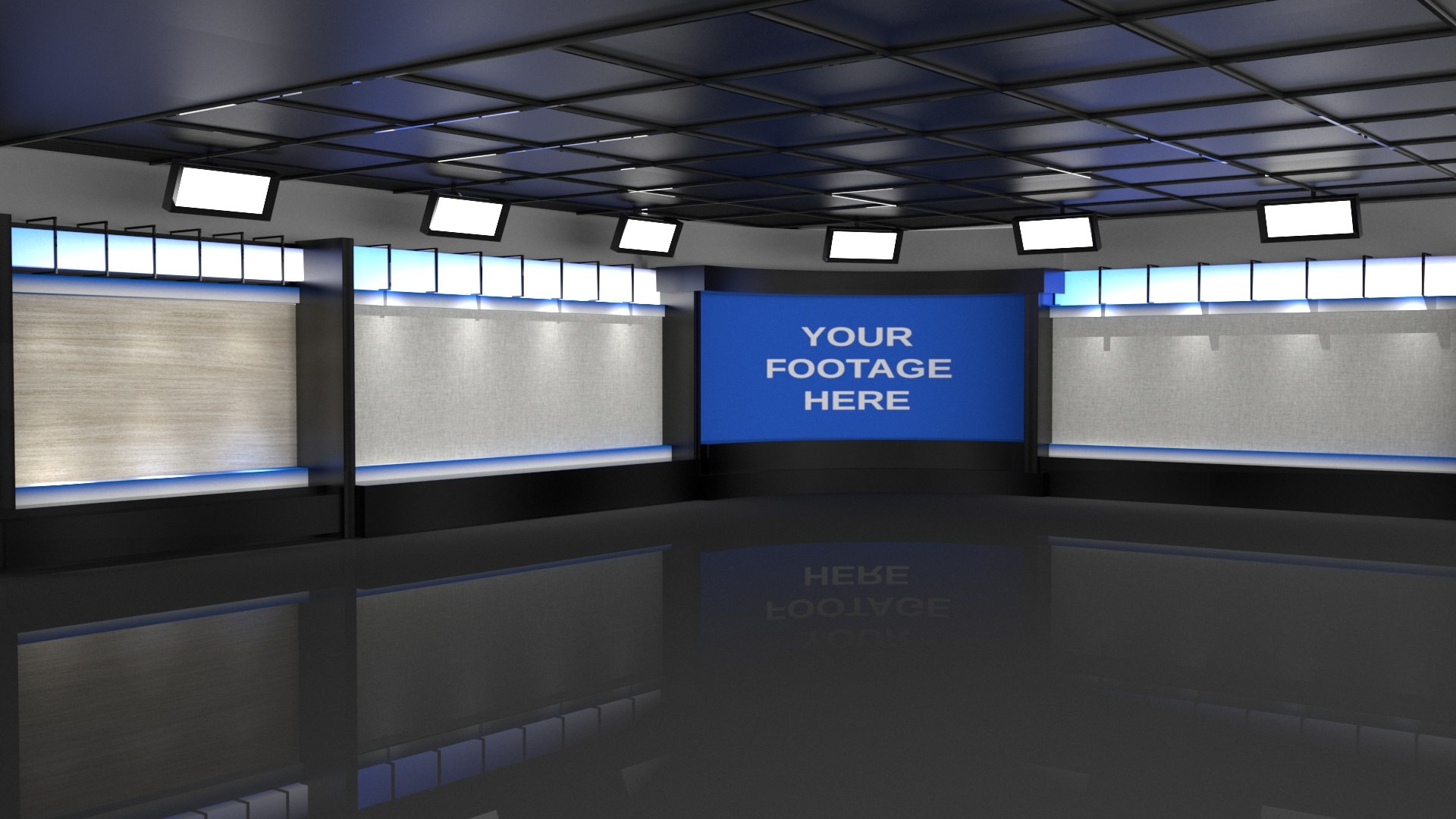 3D Virtual Set Design Tv Model - TurboSquid 1696595