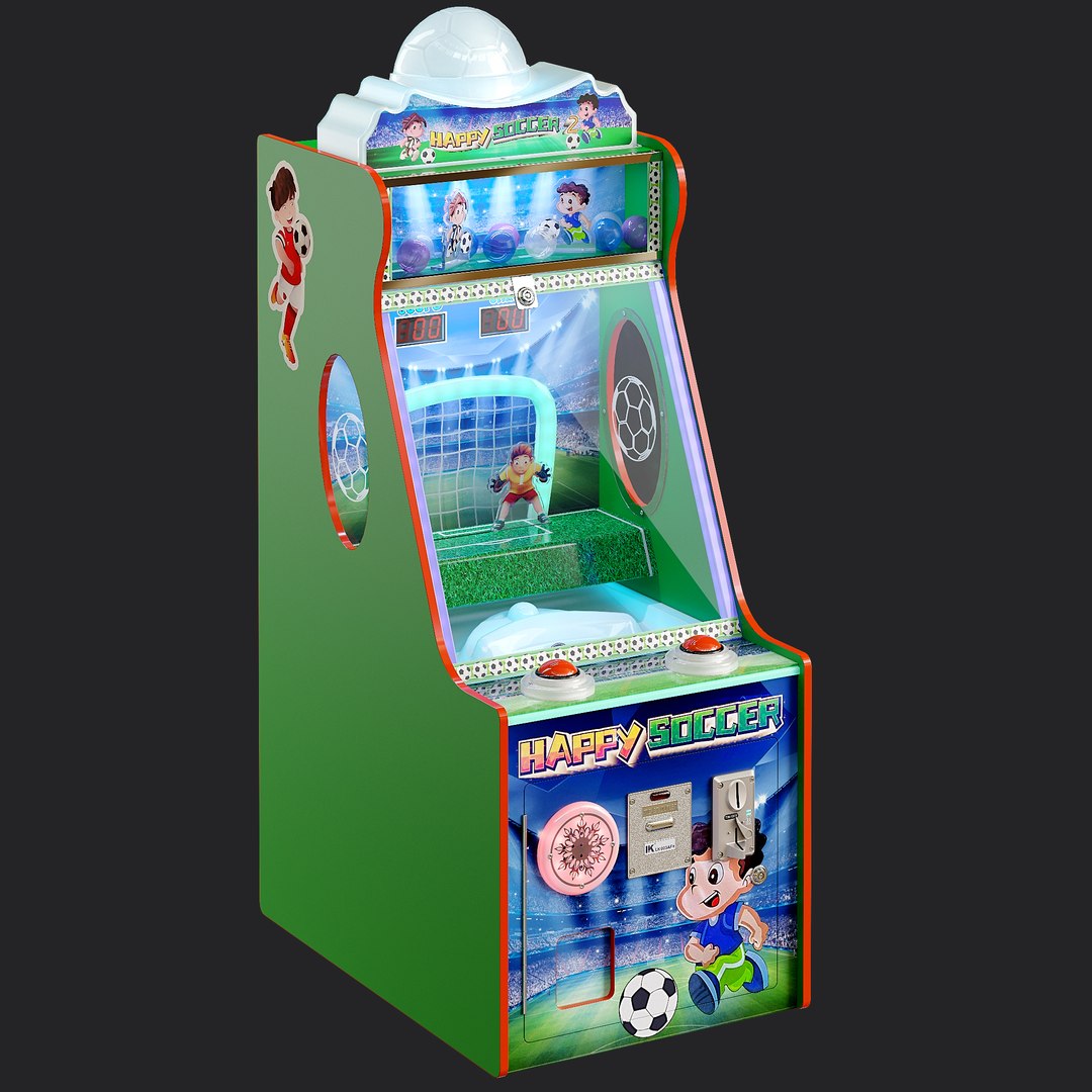 3D Model Game Machine Happy Soccer - TurboSquid 1815292