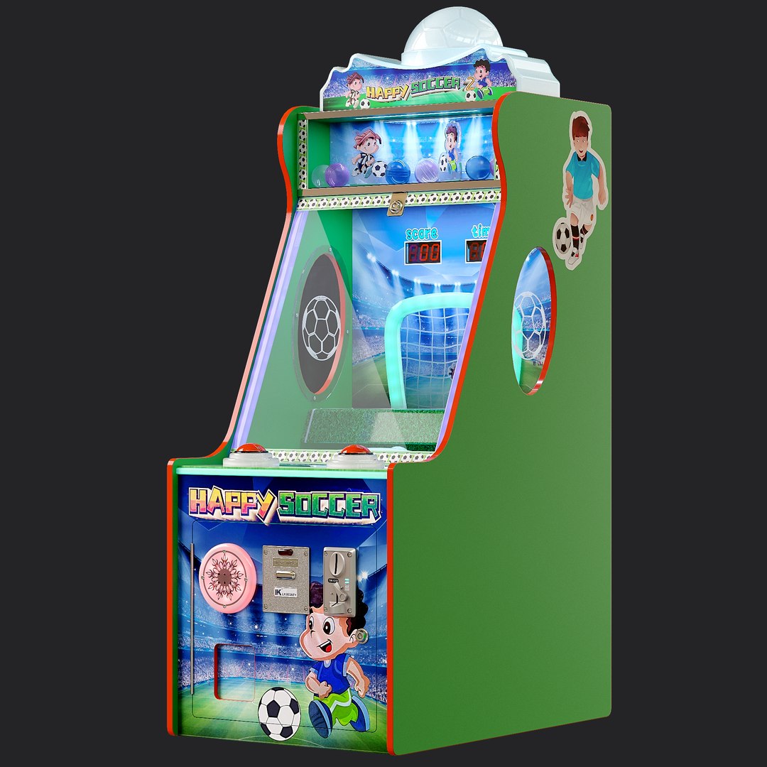 3D Model Game Machine Happy Soccer - TurboSquid 1815292