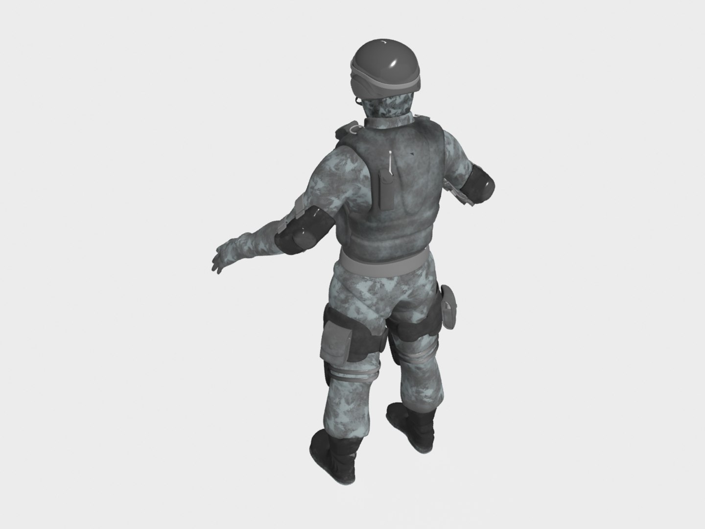 Swat Soldier 3d Max