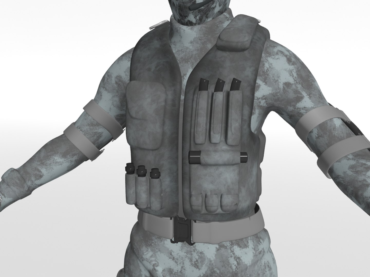 Swat Soldier 3d Max