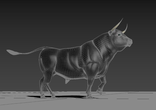 Bull rigged 3D model - TurboSquid 1192640
