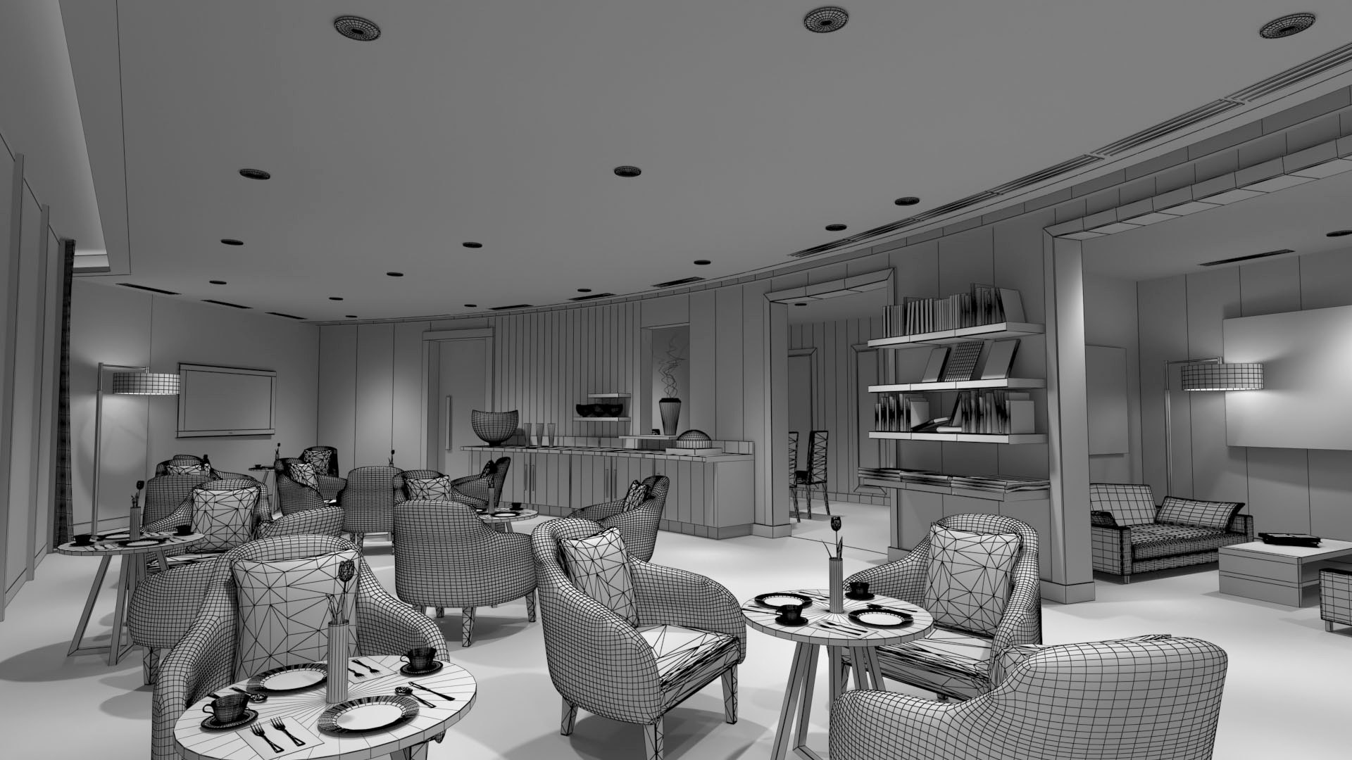 VIP Lounge 3D Model - TurboSquid 2077150