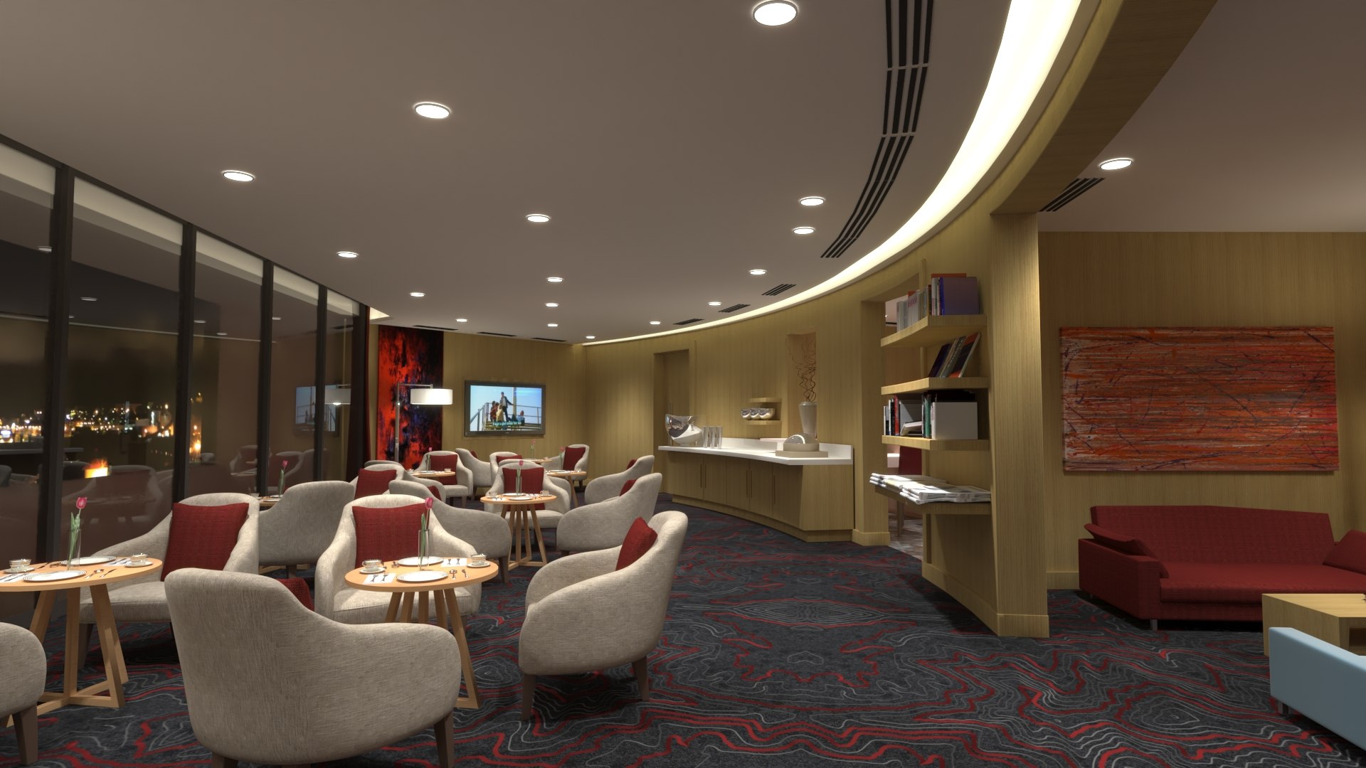 VIP Lounge 3D Model - TurboSquid 2077150