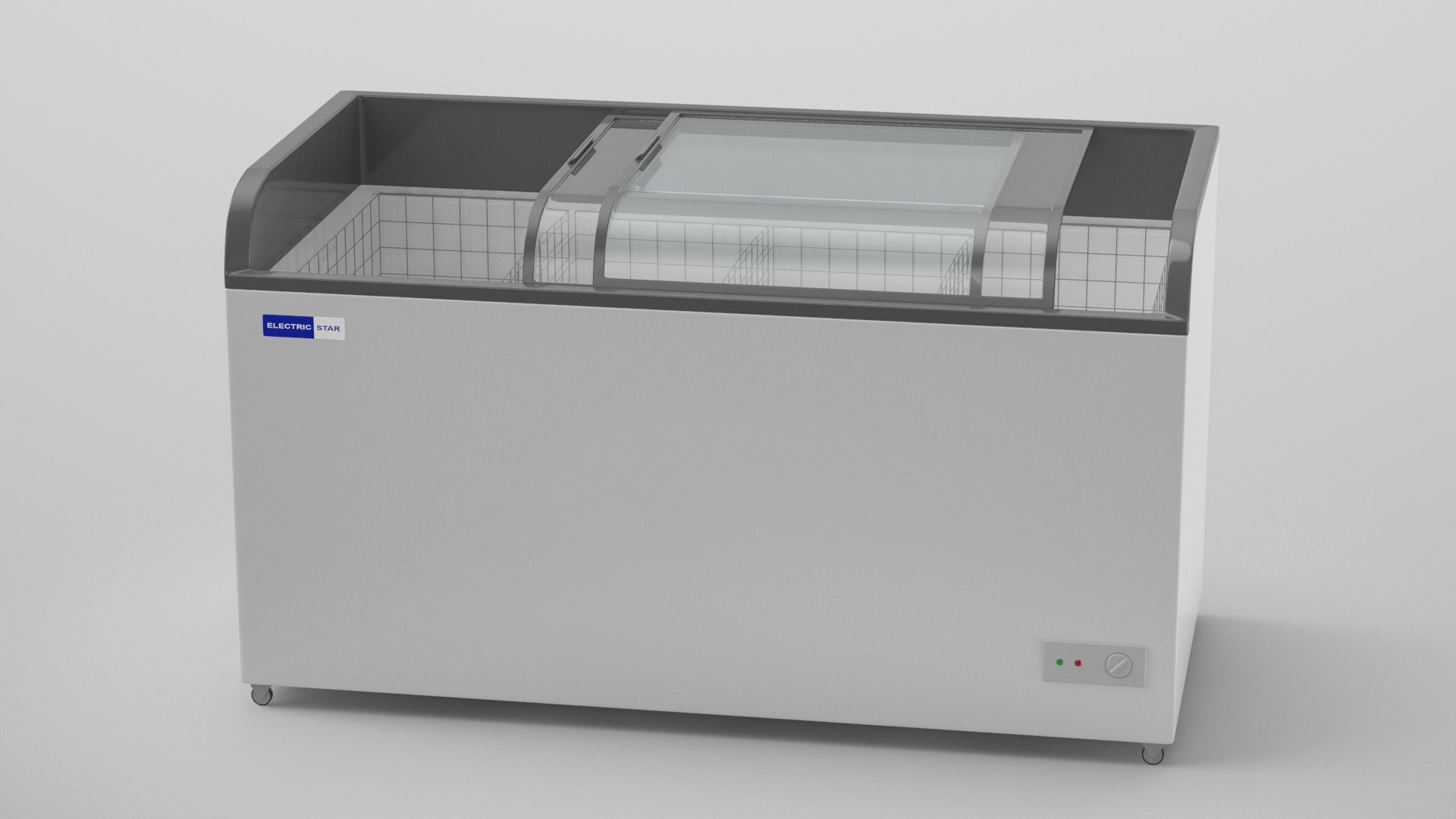 3D Model Supermarket Chest Freezer - TurboSquid 1643228
