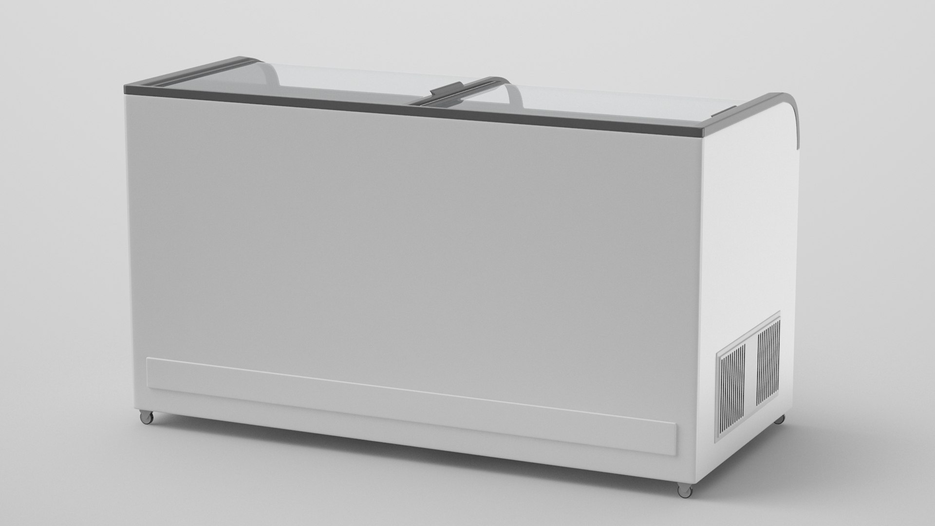 3D Model Supermarket Chest Freezer - TurboSquid 1643228