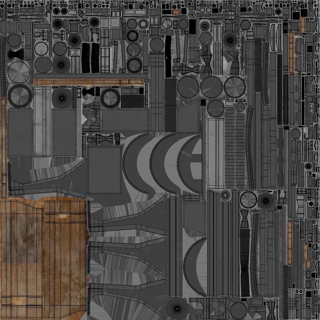 Old Machine 3D Model - TurboSquid 1508899