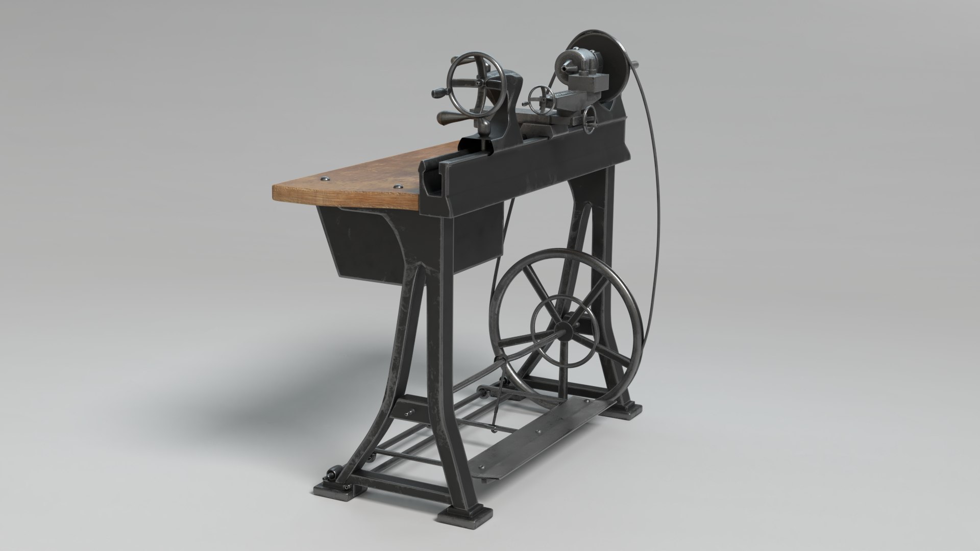 Old Machine 3D Model - TurboSquid 1508899