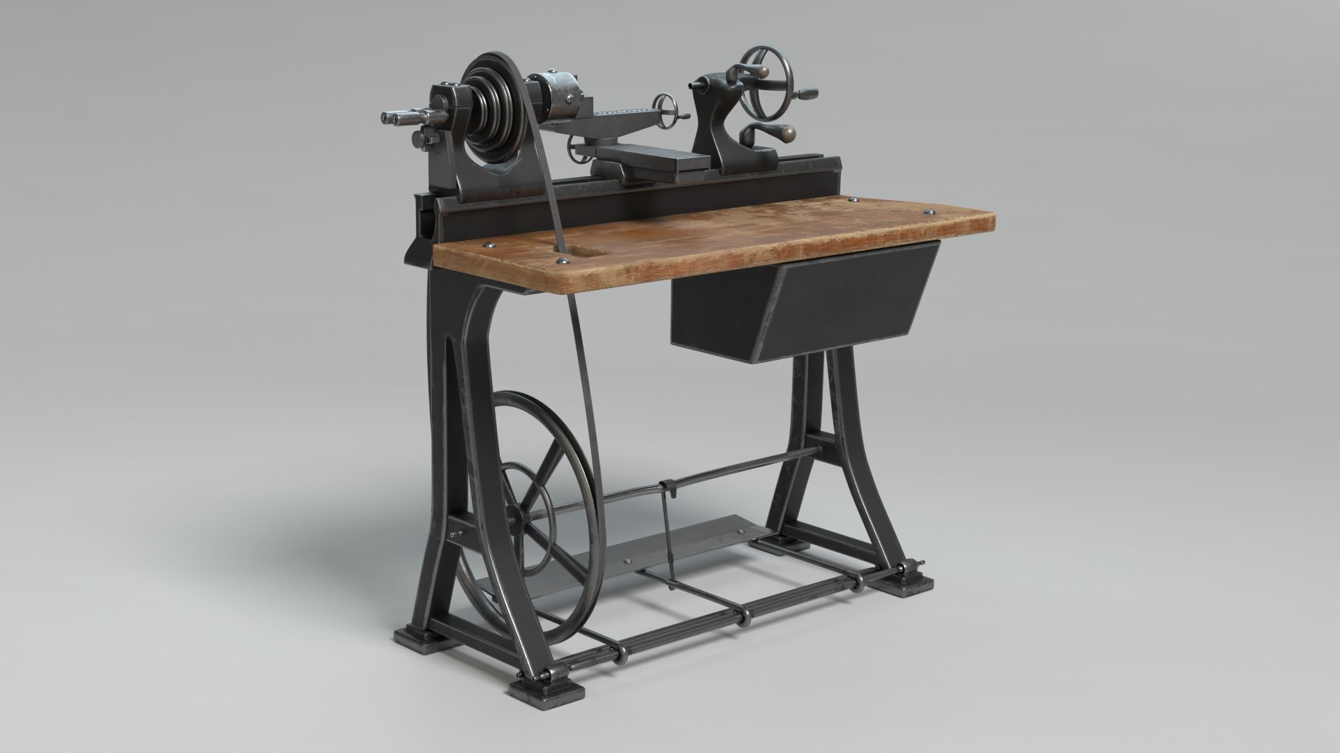 Old Machine 3D Model - TurboSquid 1508899