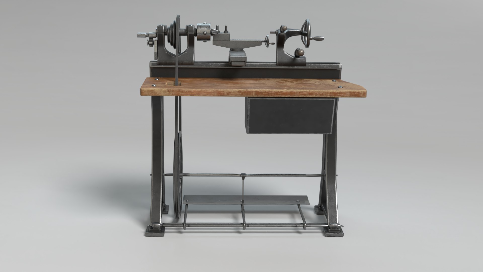 Old Machine 3D Model - TurboSquid 1508899