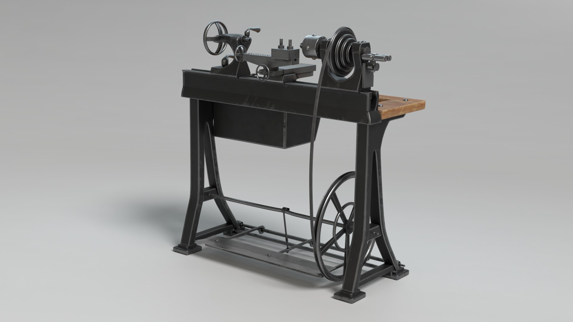 Old Machine 3D Model - TurboSquid 1508899