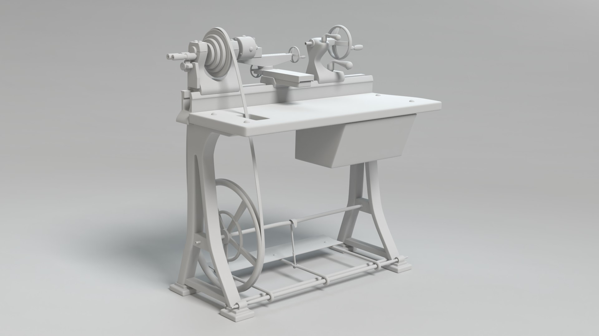 Old Machine 3D Model - TurboSquid 1508899