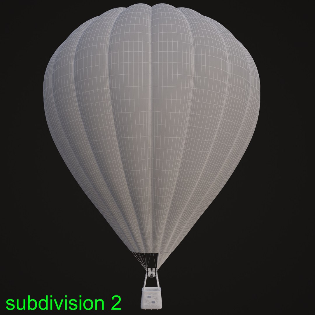 Air Baloon 3d Max