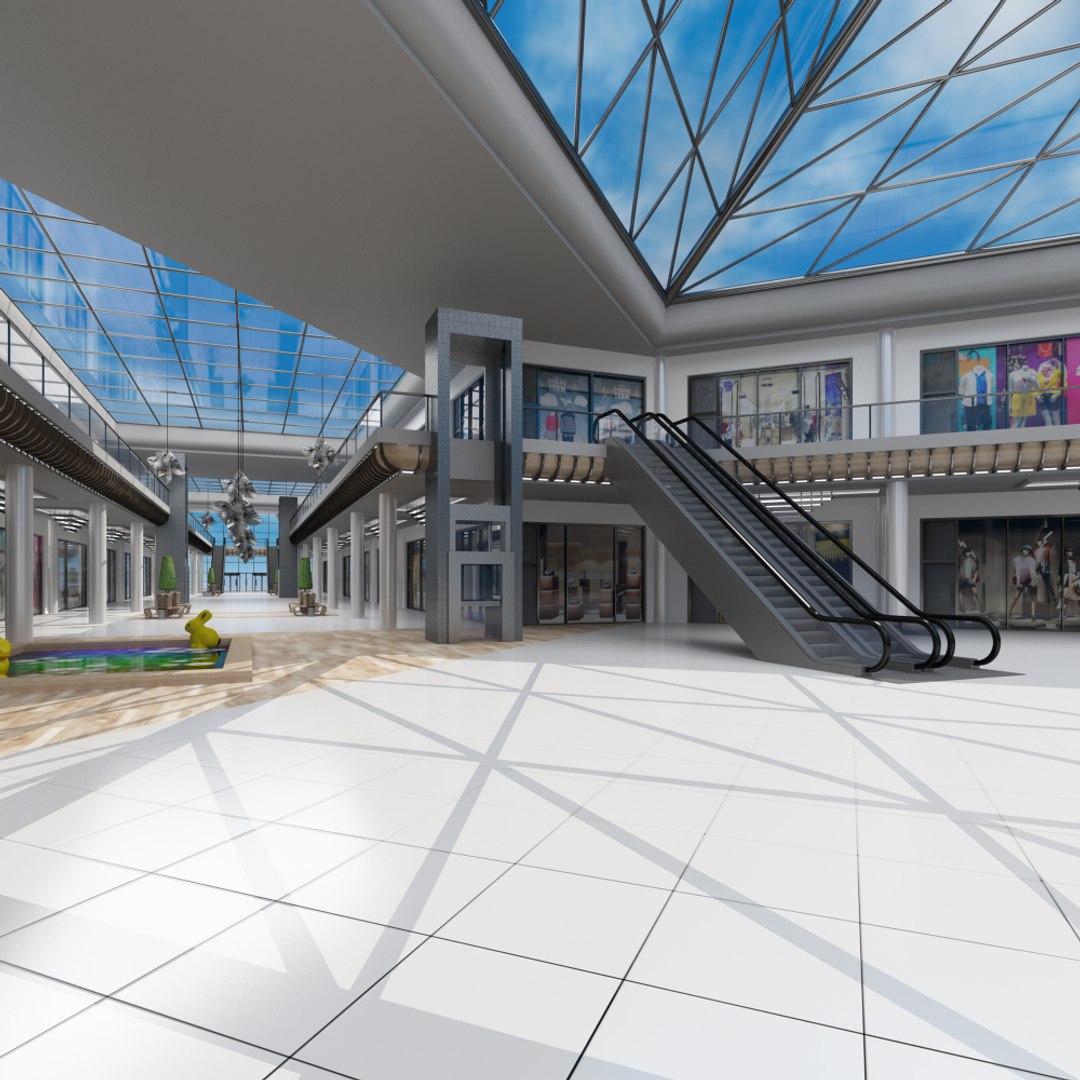 3d Shopping Mall Pyramide