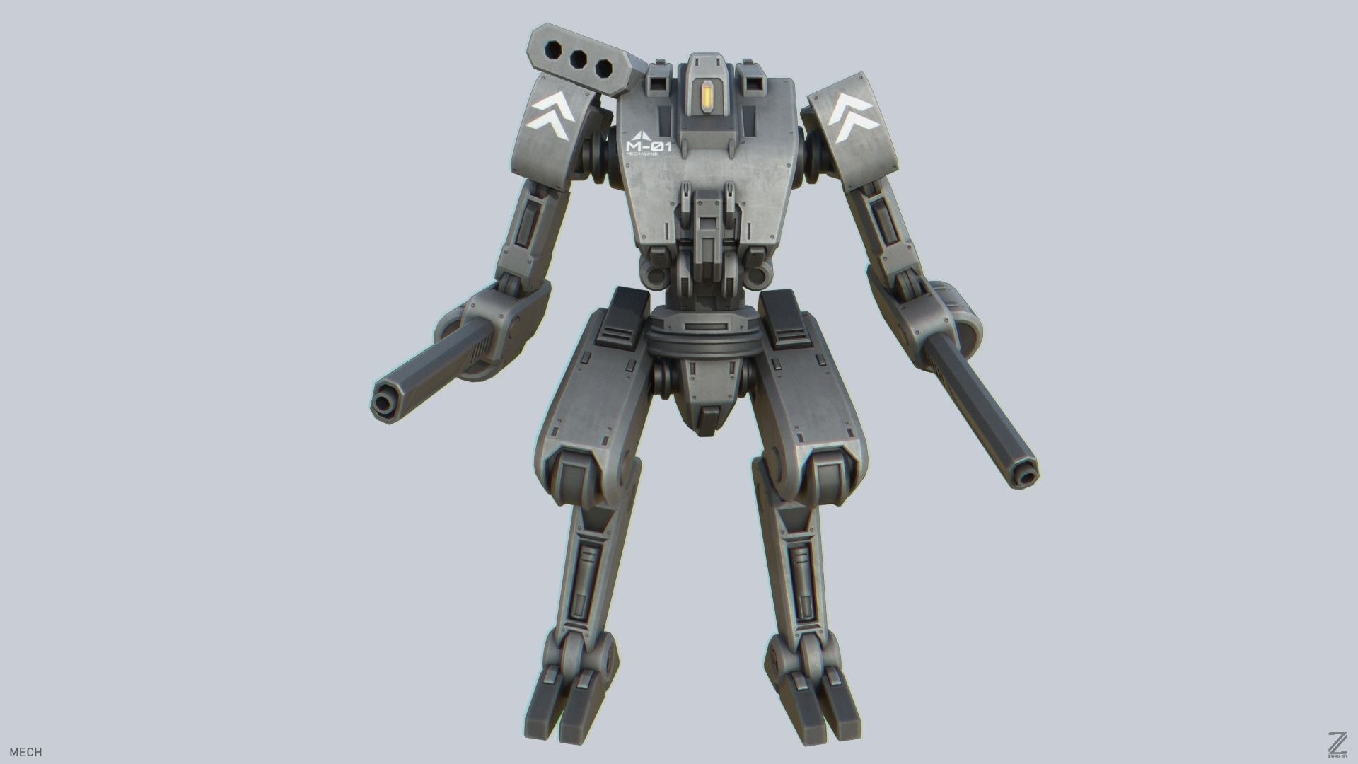Mech 3D Model - TurboSquid 2390920