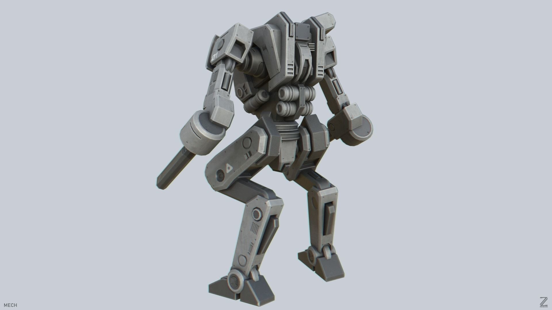Mech 3D Model - TurboSquid 2390920