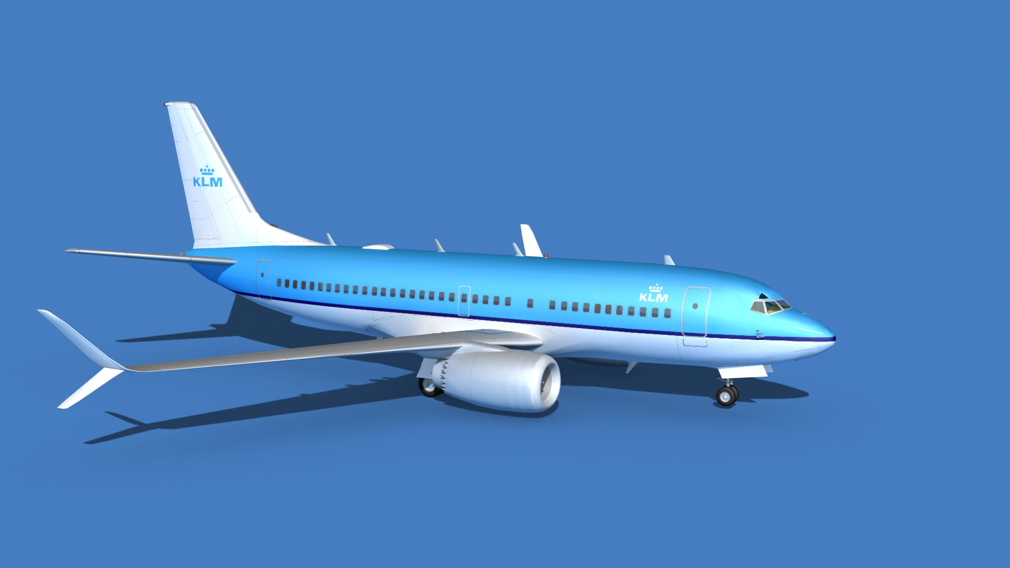 3D Boeing 737 Max 7 KLM model - TurboSquid 1758682
