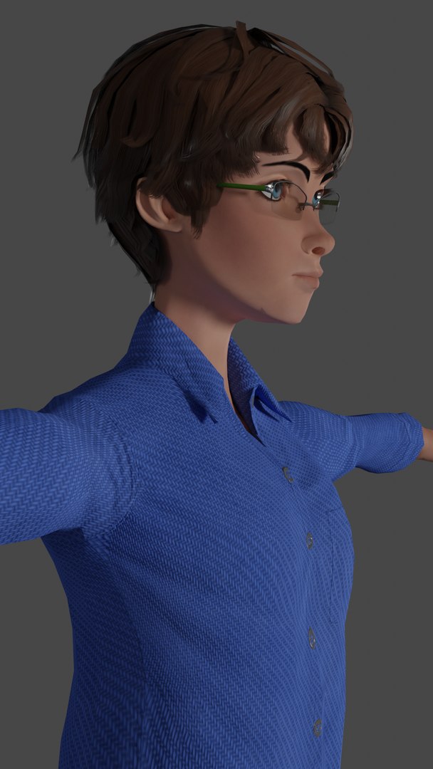 3D Man Duke Cartoon Low-poly - TurboSquid 1635554