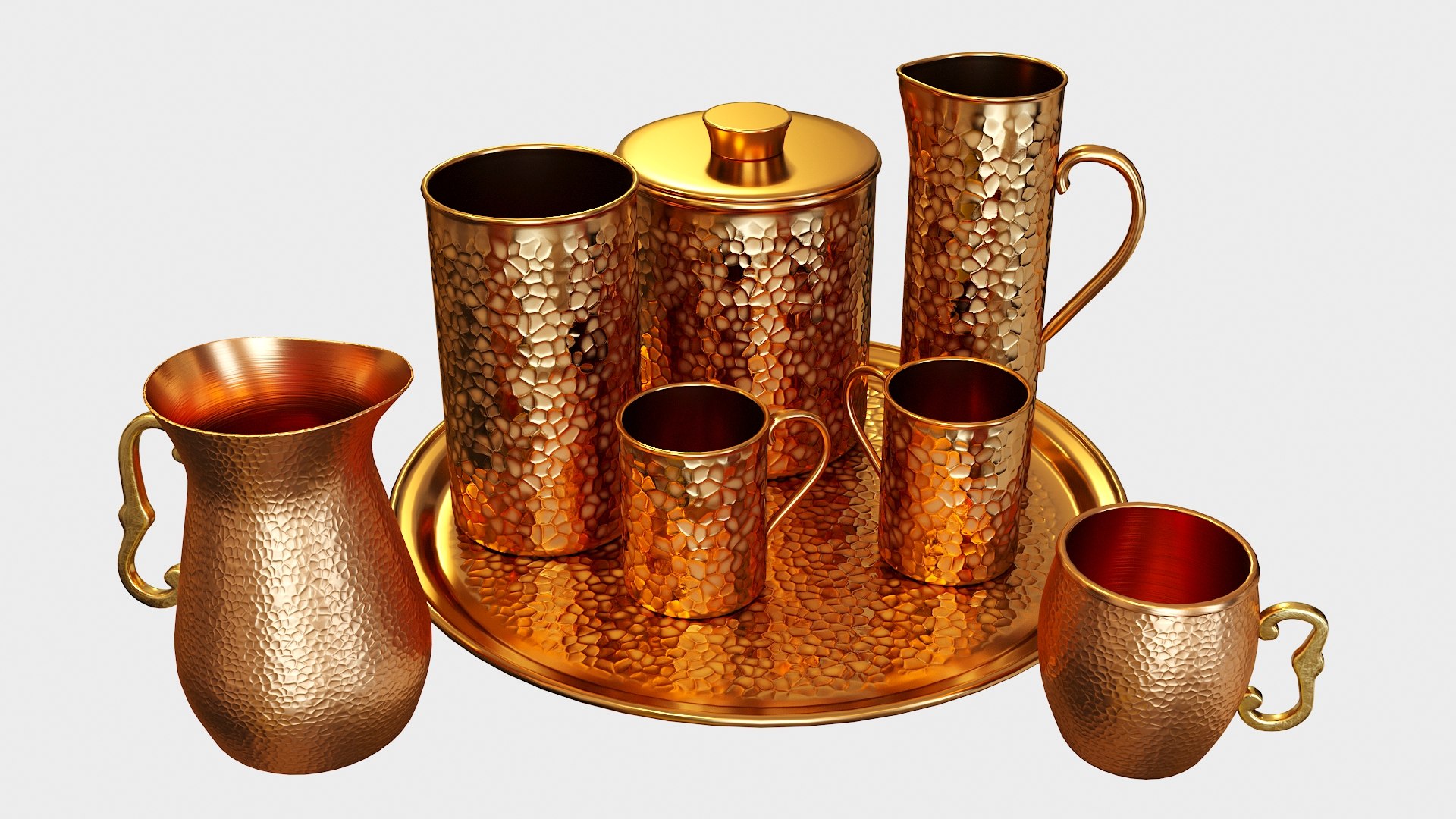 3D Bartender Tools Set 200 Pitchers Model - TurboSquid 2244512