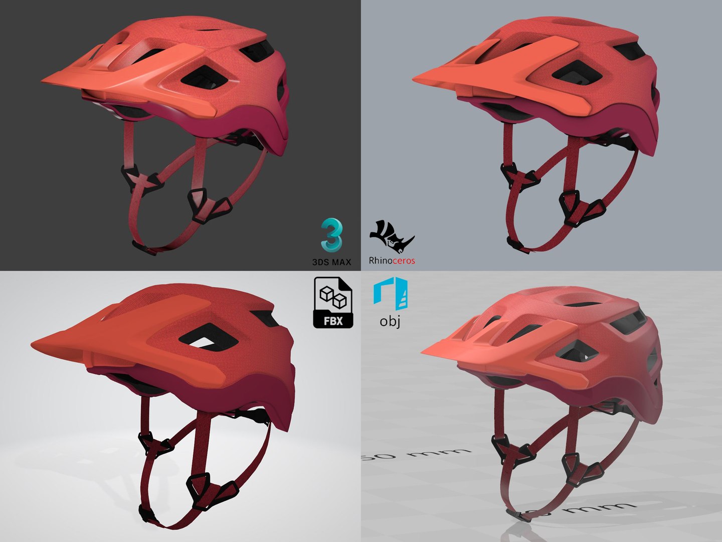 Helmet 3D Model - TurboSquid 2064524