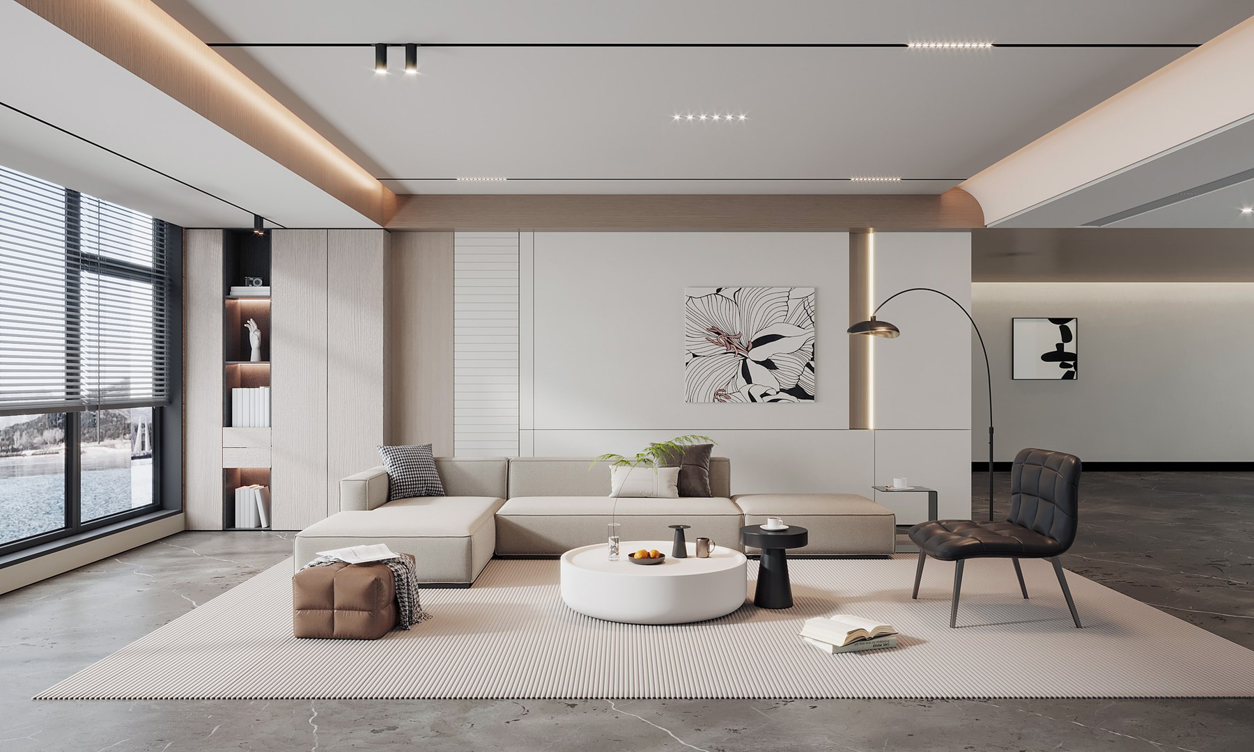 3D Modern Living Room - TurboSquid 2241652