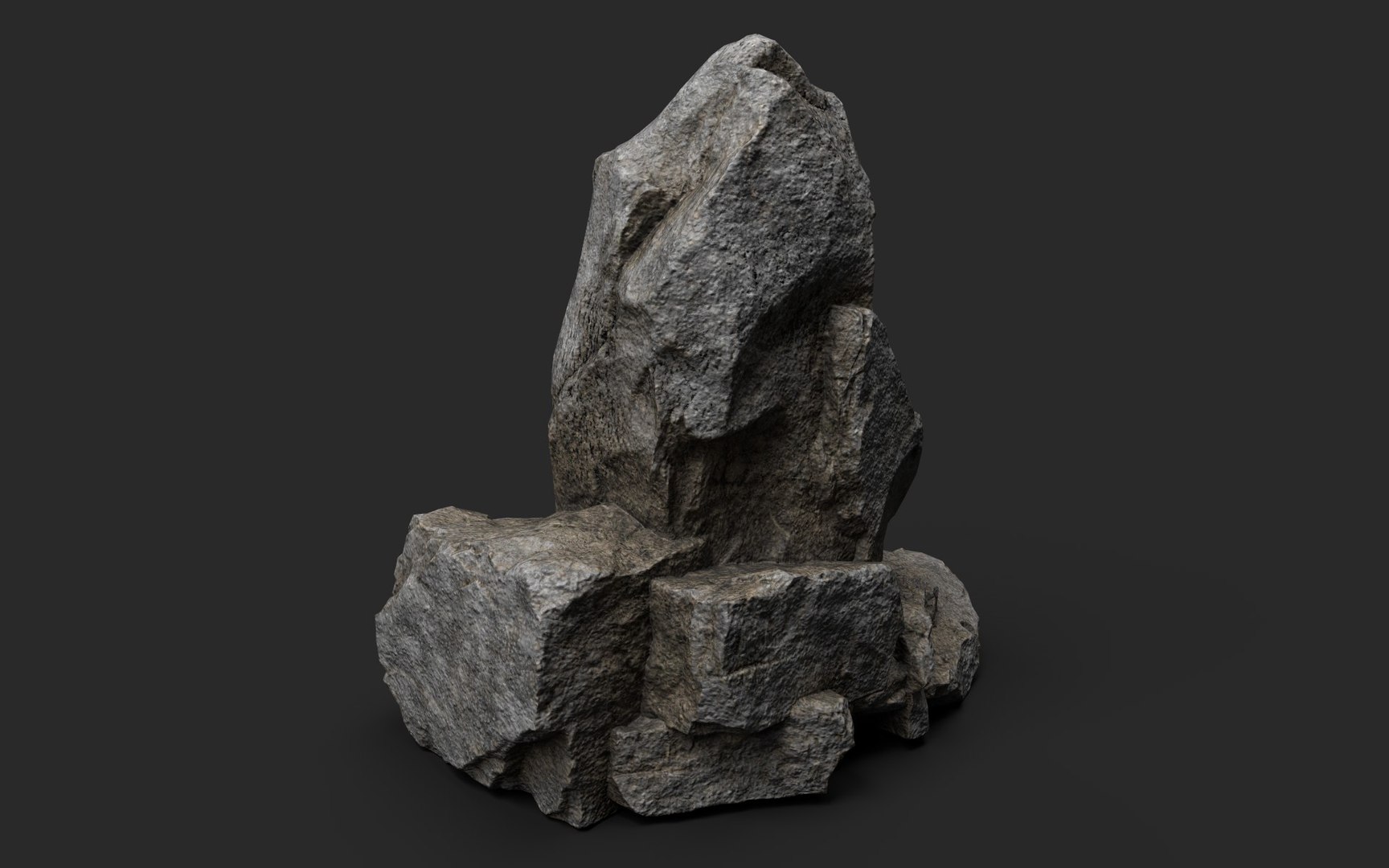 Rock 22-7 3D - TurboSquid 1939523